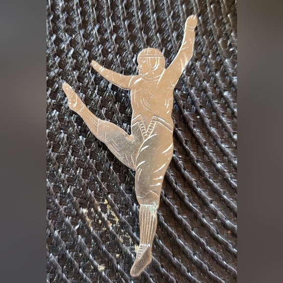 Jewelry | Vintage Football Kicker Pin | Poshmark